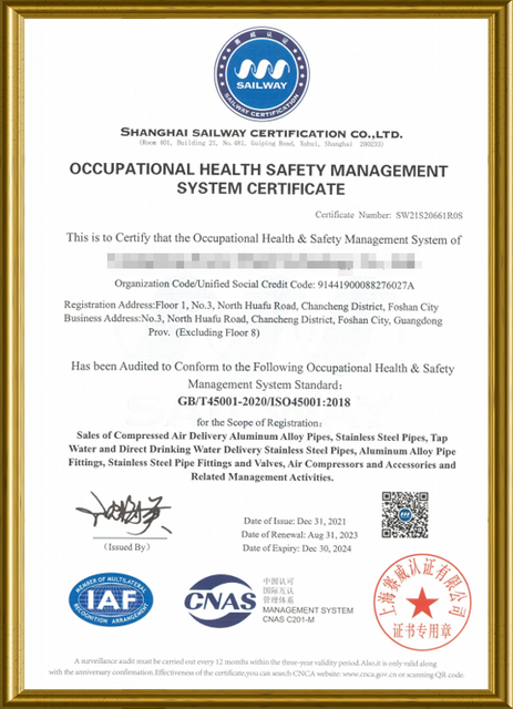 Certificates - SINOTECH